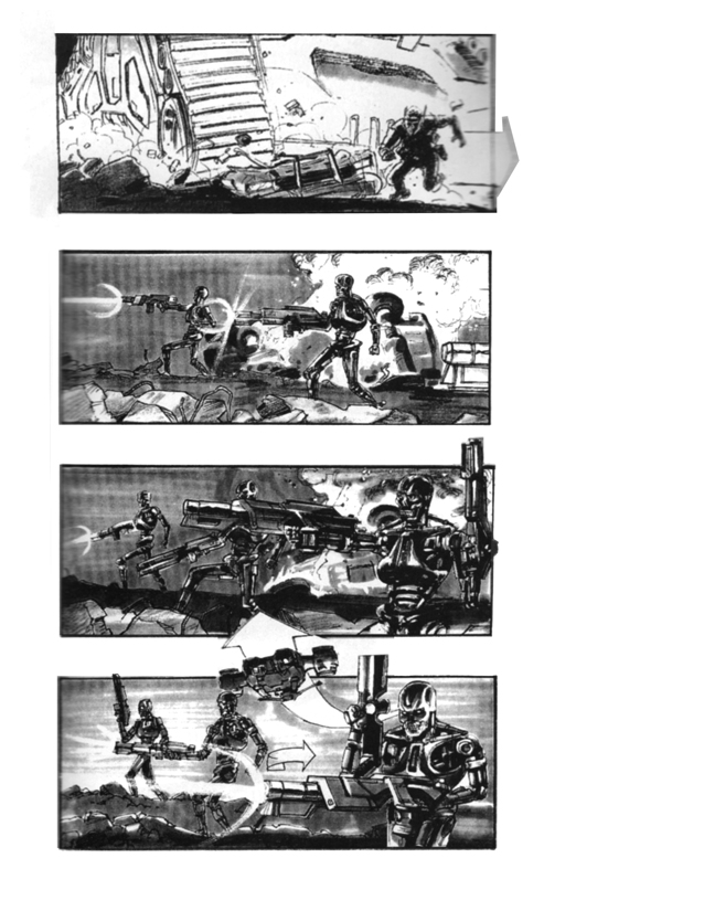 'Terminator 2: Judgement Day' Storyboards by Philip Norwood, Steve Berg ...