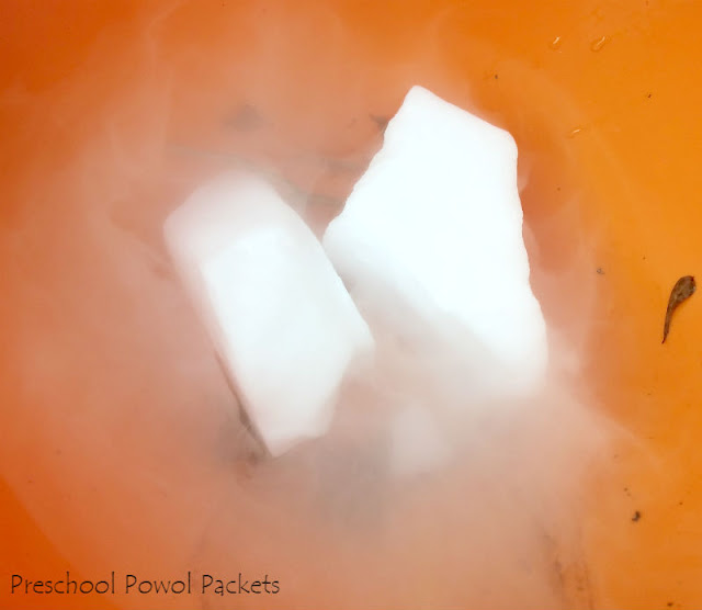 Comet Model - a Space Themed Dry Ice Science Experiment | Preschool ...