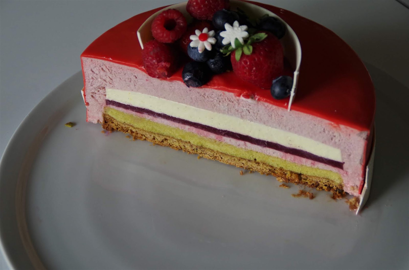 Entremets fruits rouges