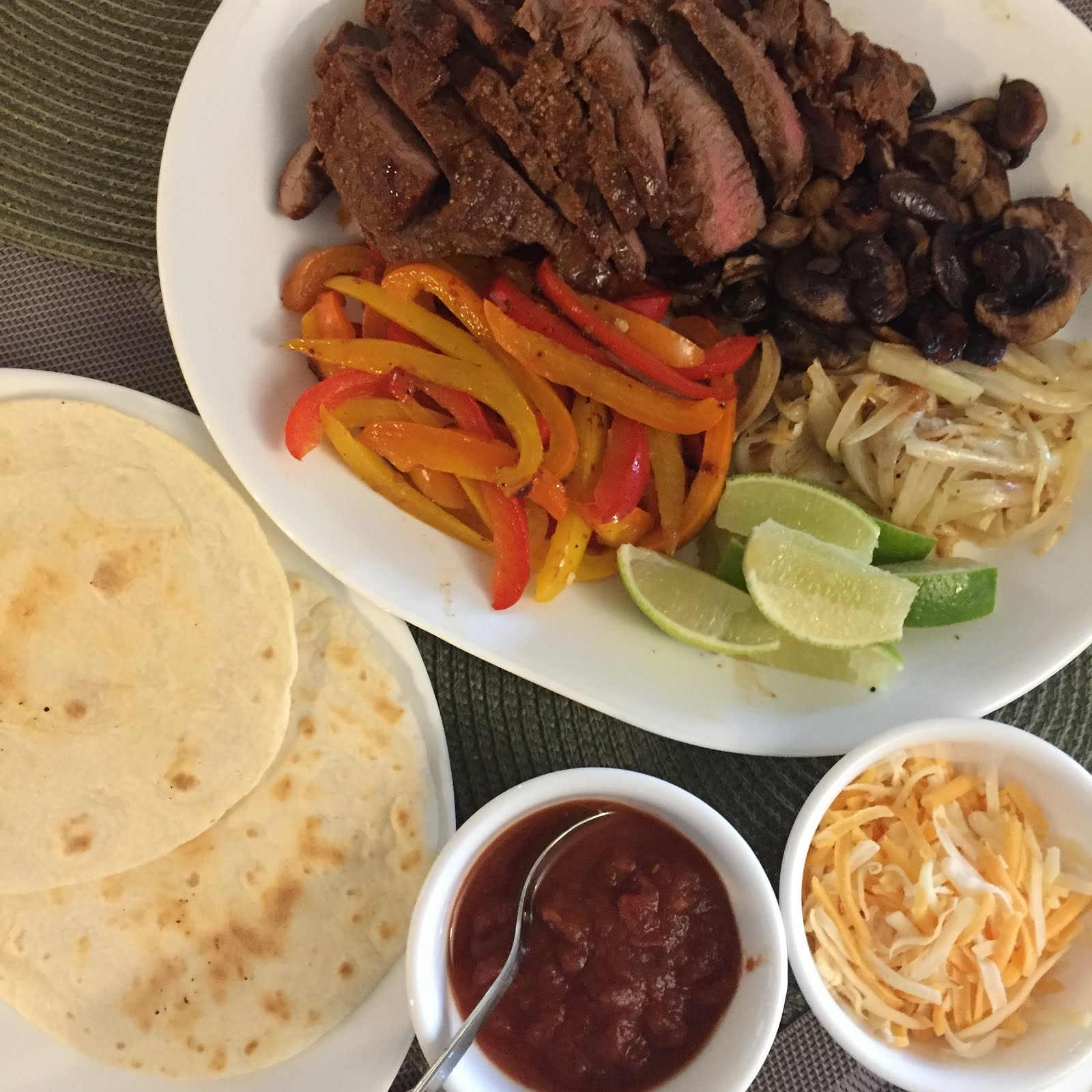 "The eyes eat first."