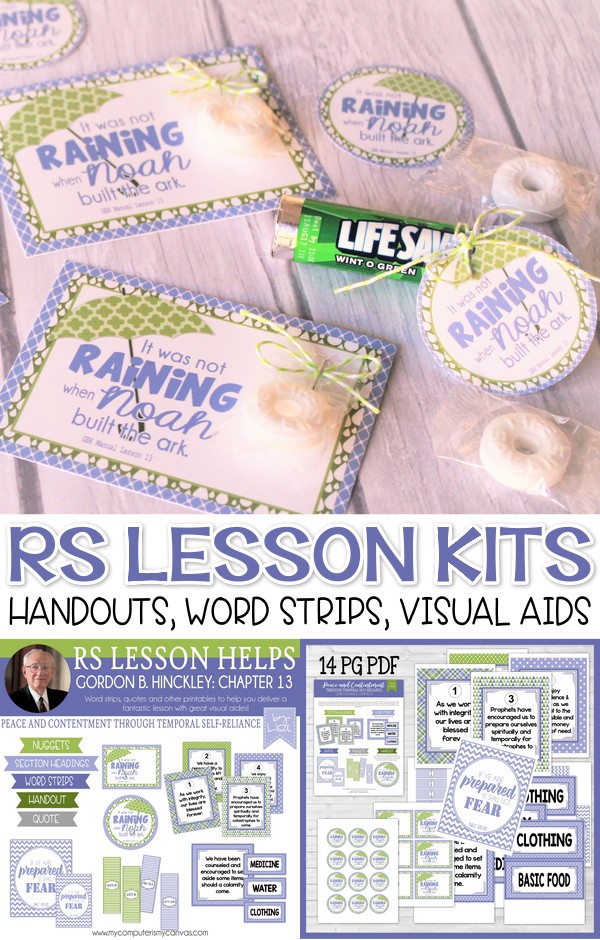 Printable RS Lesson Kit & Handouts - Lesson 13! - My Computer is My Canvas