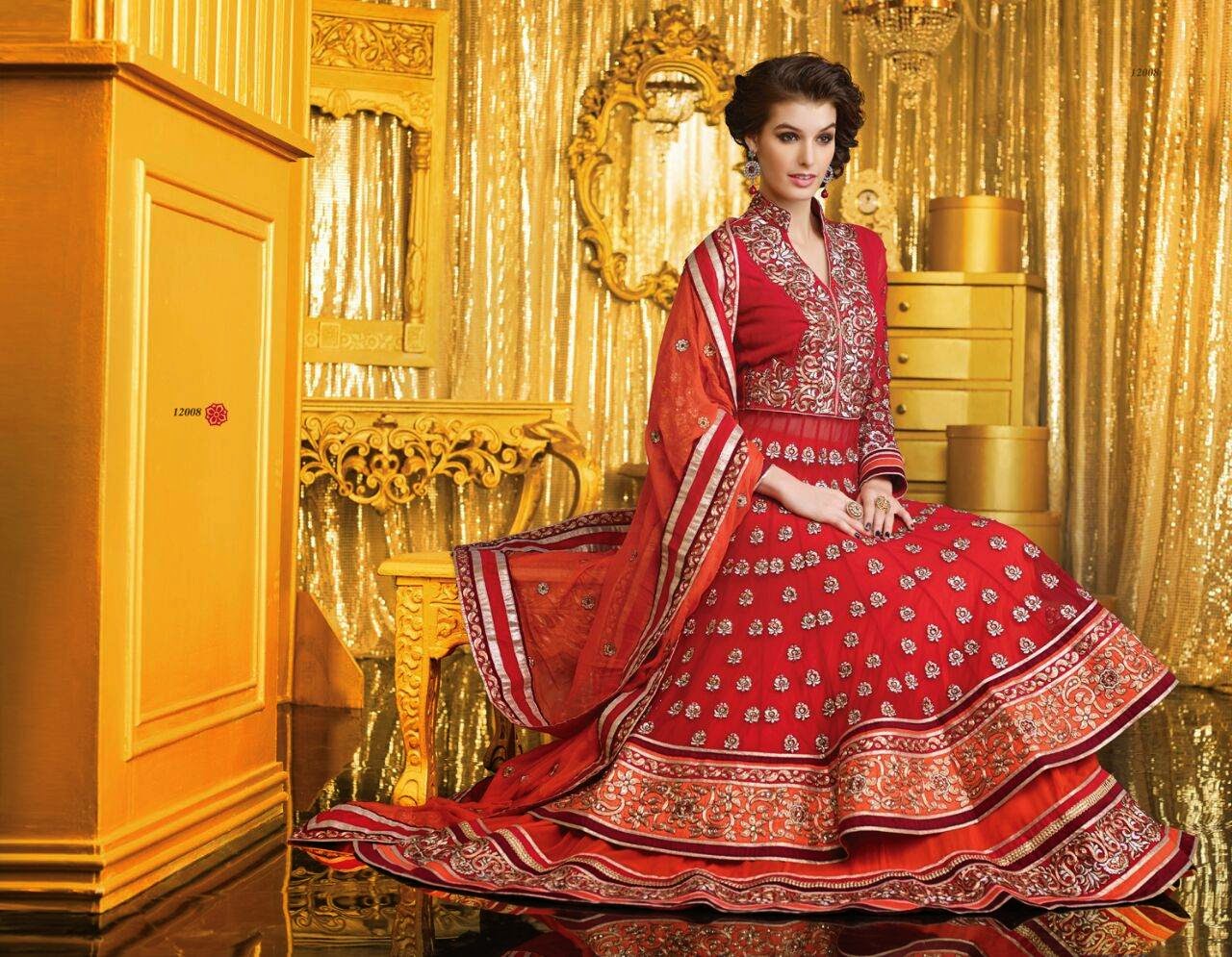 Singhaar Online: ♥ Girls Long Bridal Frock Designs | Bridal Frock ...