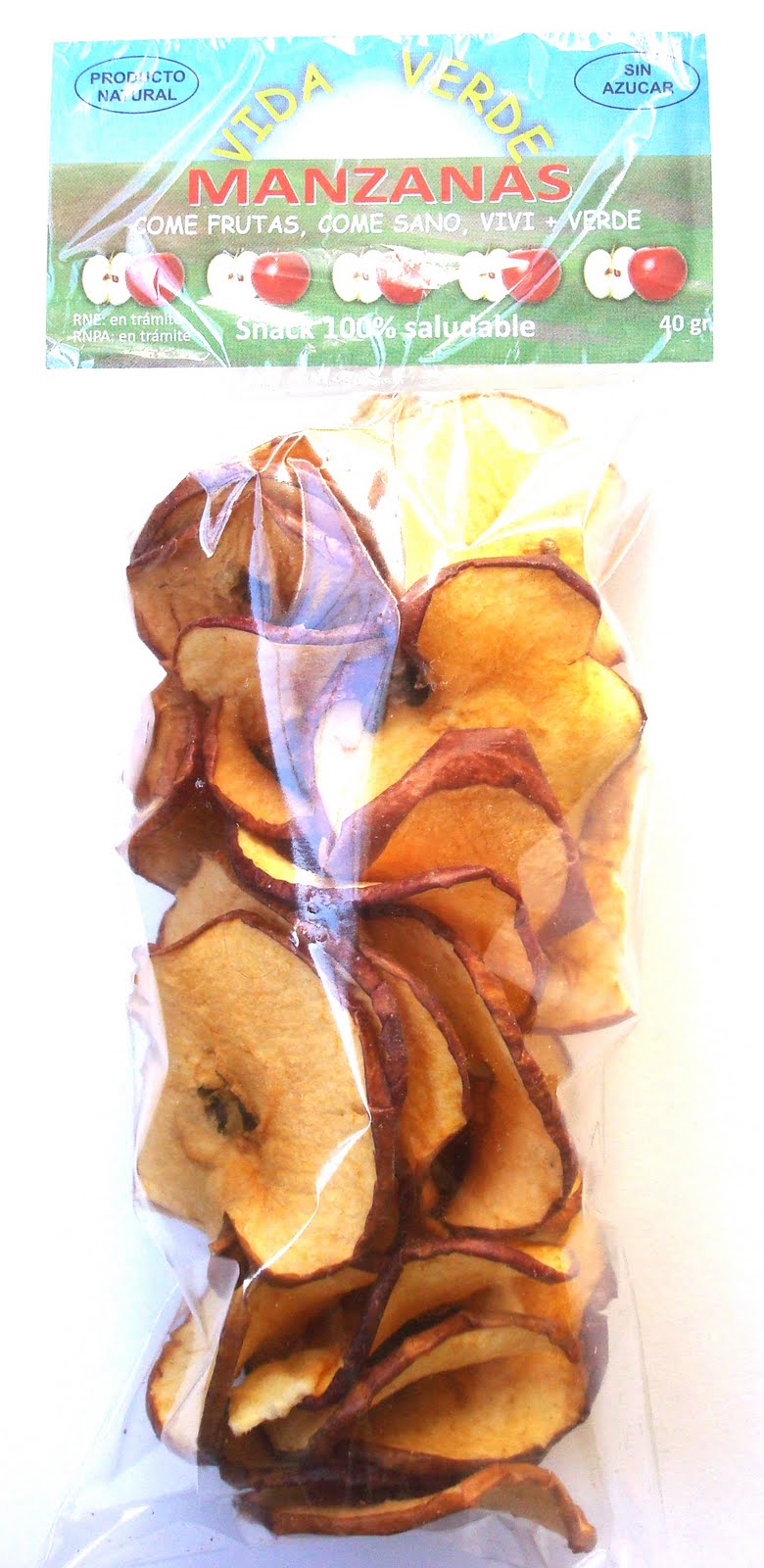 VIDA VERDE - SNACKS 100% SALUDABLES: VIDA VERDE - SNACKS DE MANZANAS