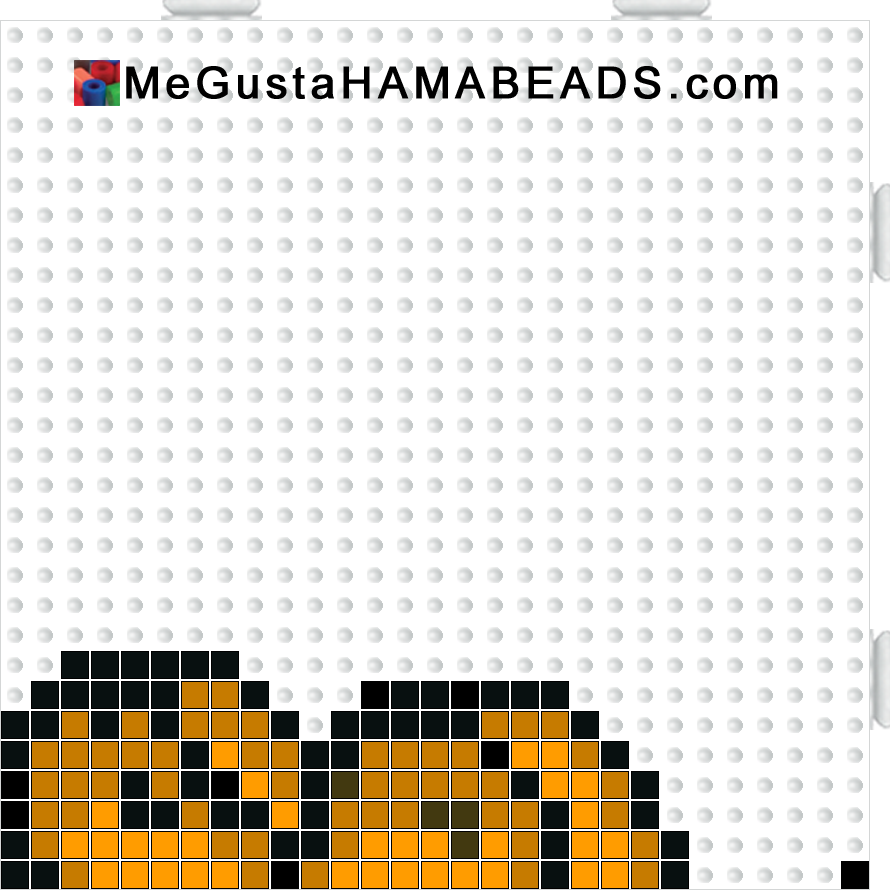 MeGustaHAMABEADS.com: PlantillasHamaBeads Garfield Parte 1