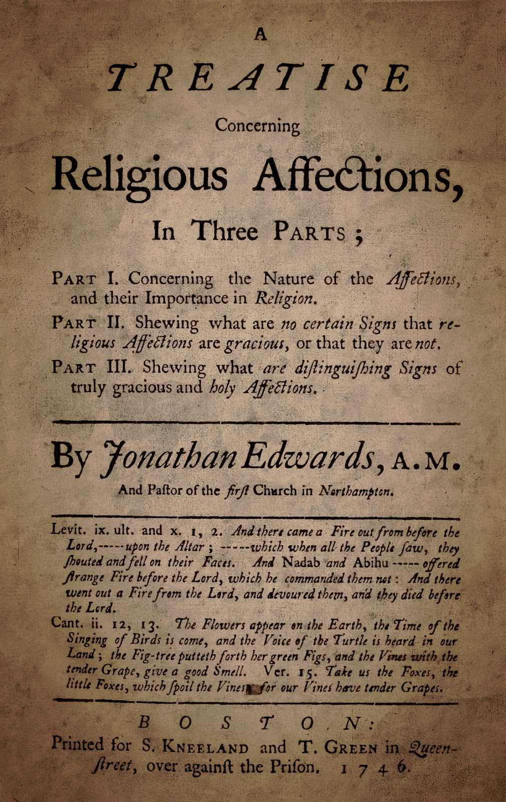 The Calvinist Café: Jonathan Edwards - A Treatise Concerning Religious ...