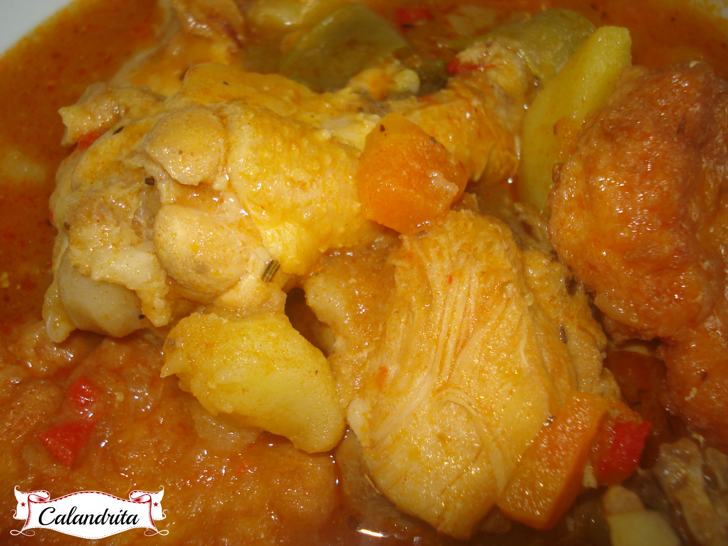 LA COCINA DE CALANDRITA: POLLO DE CORRAL GUISADO