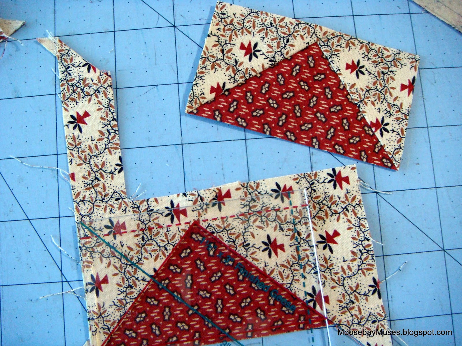 Moose Bay Muses: Flying Goose Ruler Tutorial/The Blocks are in the Mail!