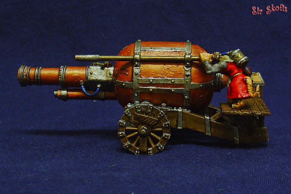 Sir Skofis's Workshop: Skaven Warp Lightning Cannon (scratch building)