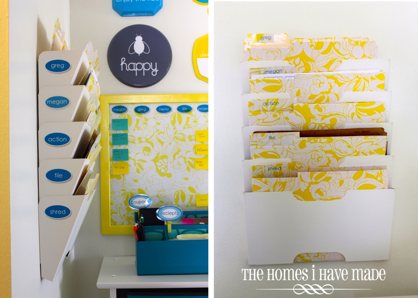 DIY Pretty File Folders - The Homes I Have Made