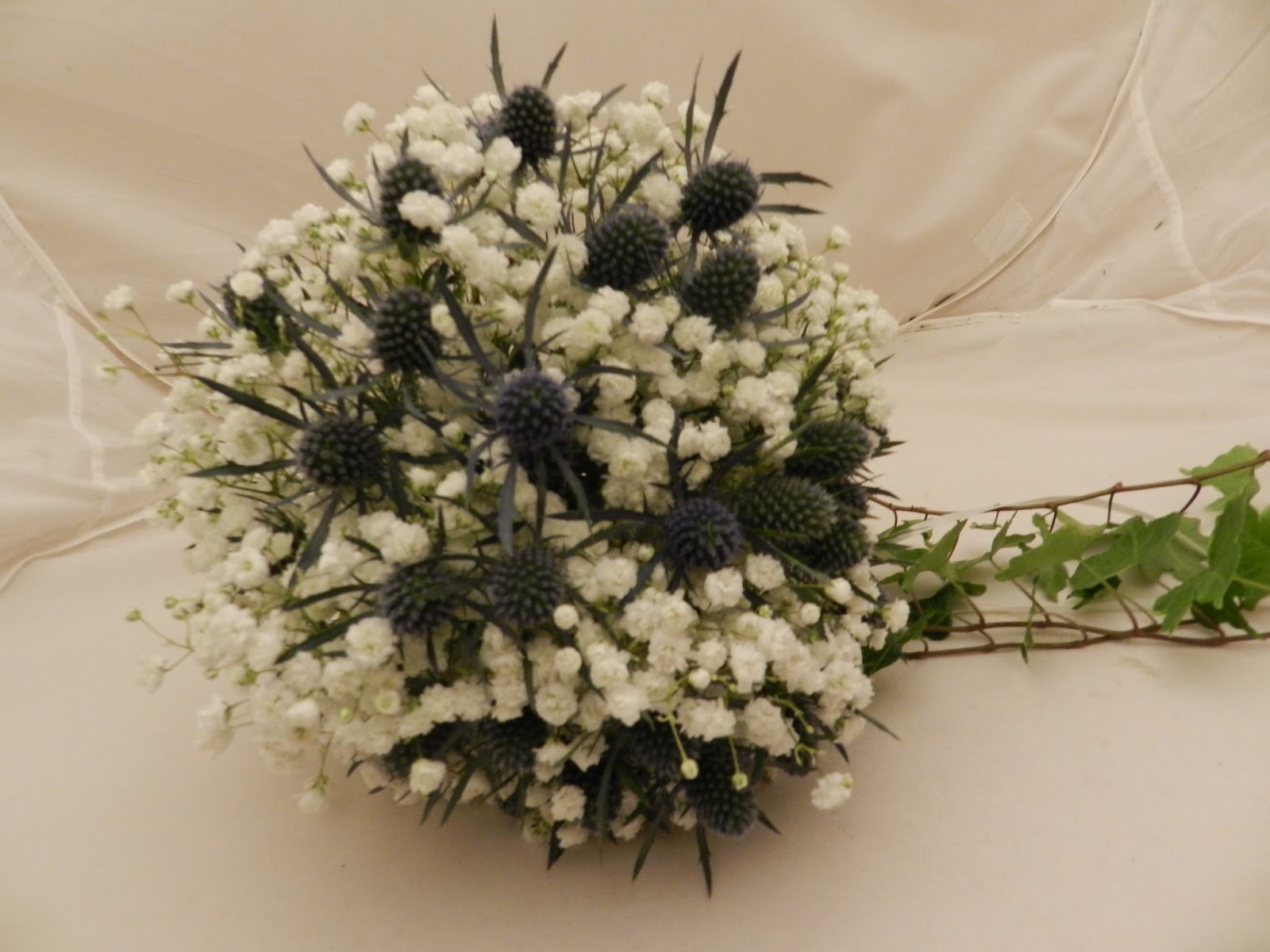 Sandra's Flower Studio.: Gyp and thistle wedding