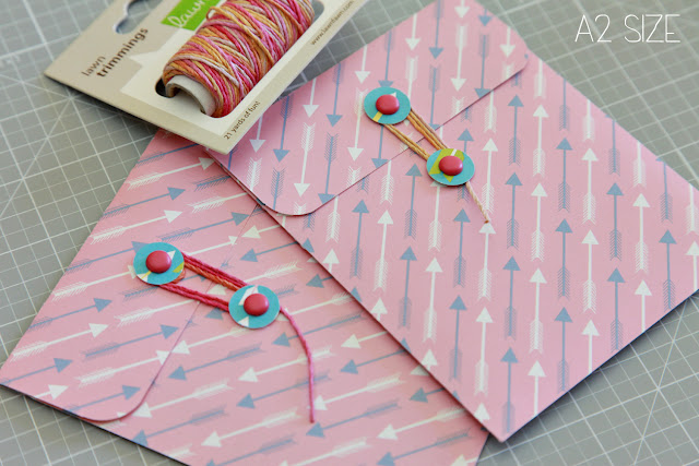Unify Handmade: Button and String Envelope Tutorial, A2 Size