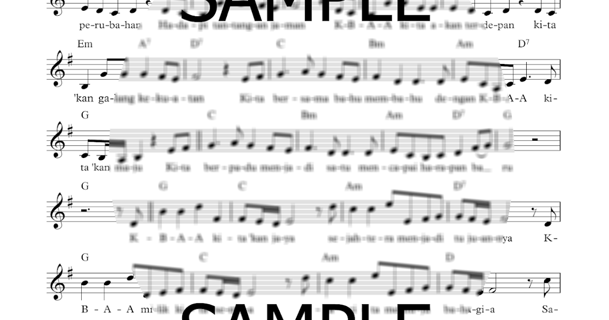 Contoh Pesanan Menulis Partitur Not Balok Lagu Hymne - Jasa Menulis ...