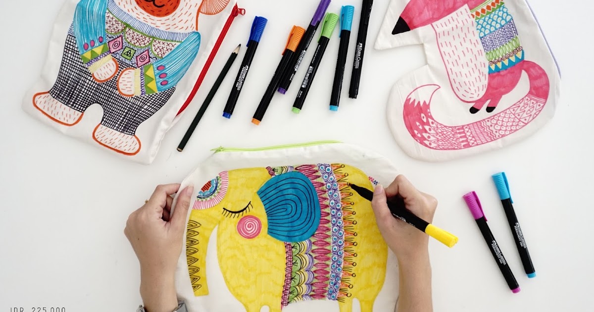 ideku handmade: Pouch Drawing Workshop