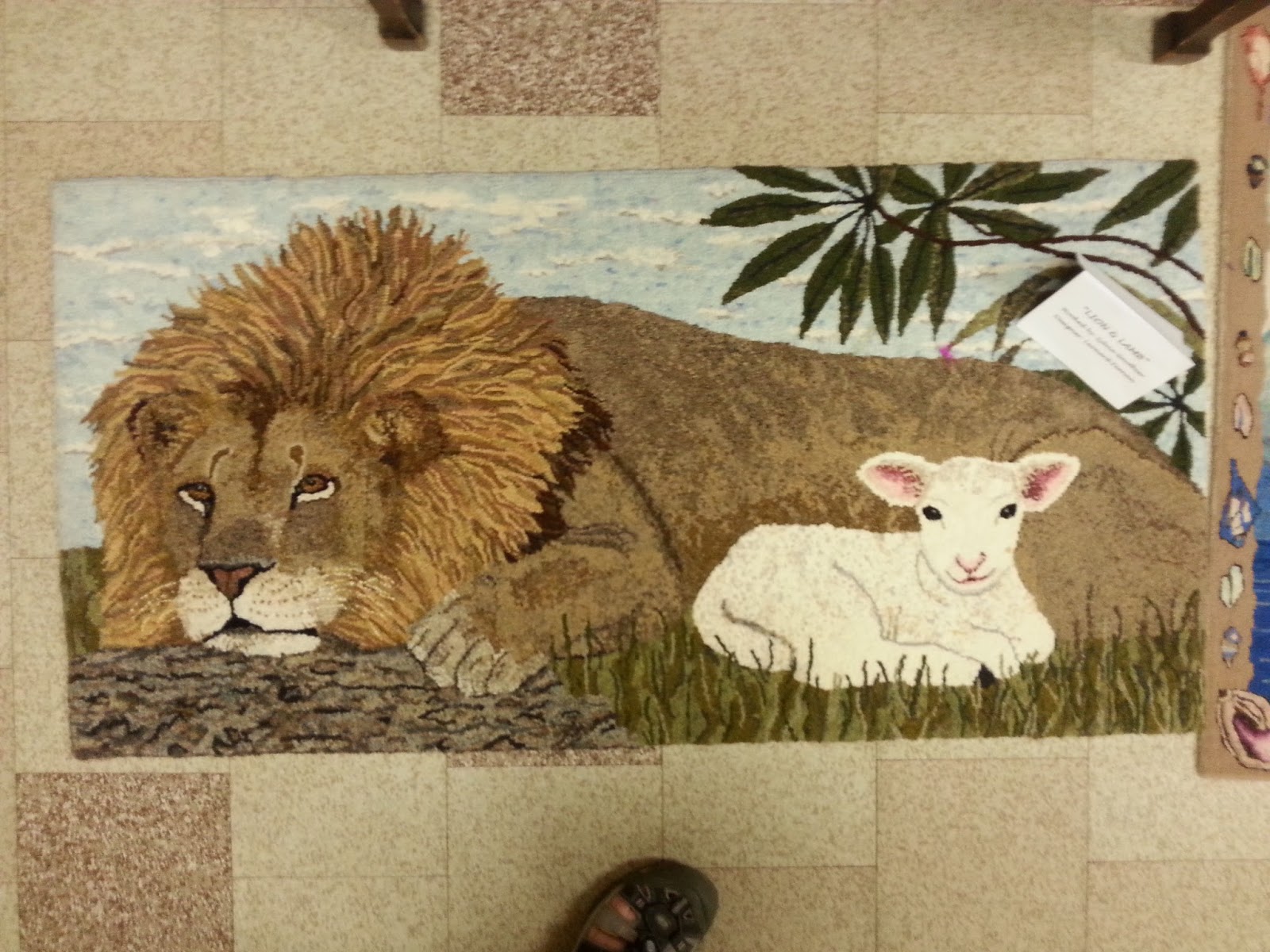 Wild West Rug Hookers: Prairie Rose Rug School Walking on Art