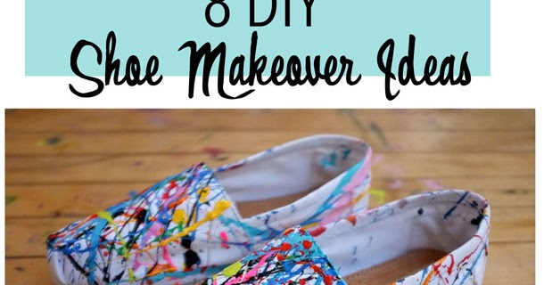 Join the Mood: 8 DIY SHOE MAKEOVER IDEAS