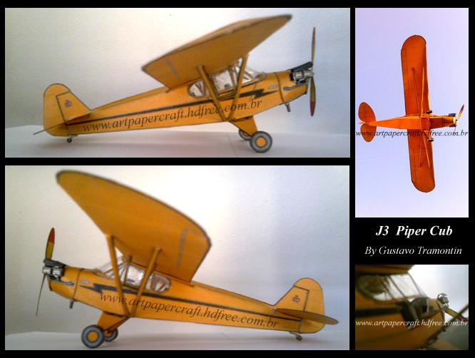 ArtPaperCraft: J3 Piper Cub