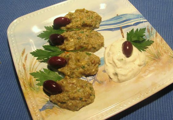 Sweet Almond Tree Eggplant Salad Greek Style Melitzanosalata