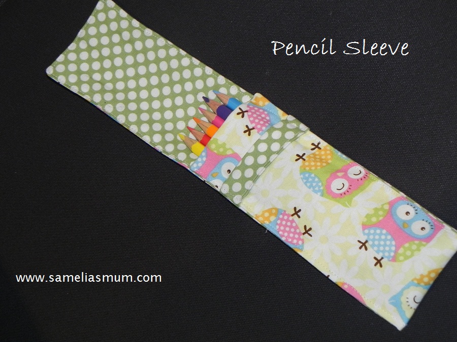 Pencil Sleeve {Tutorial} - Samelia's Mum
