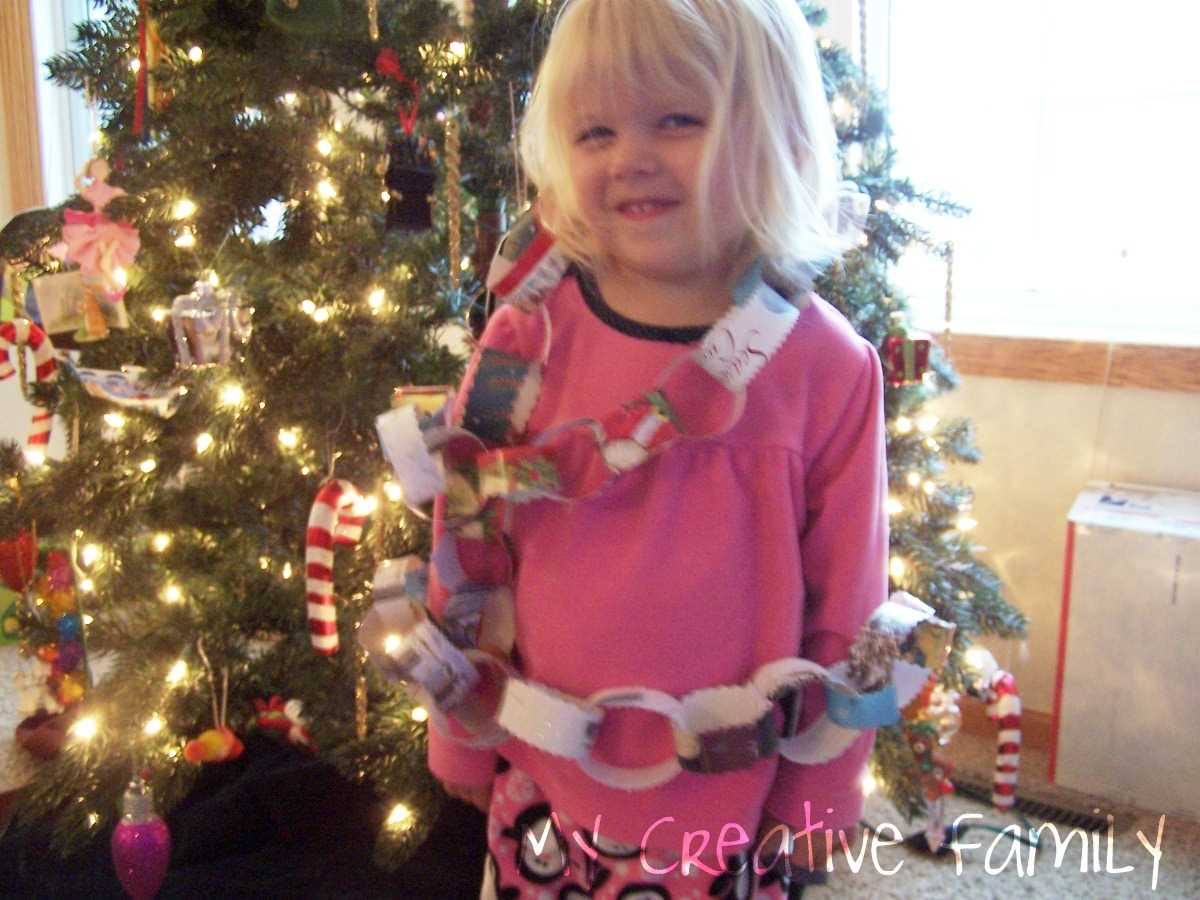Recycled Paper Chains - Creative Family Fun