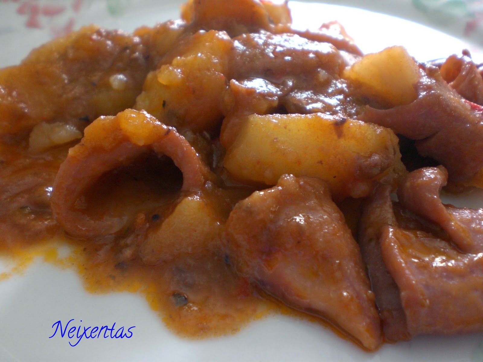 Neixentas na cociña: CHOCO GUISADO