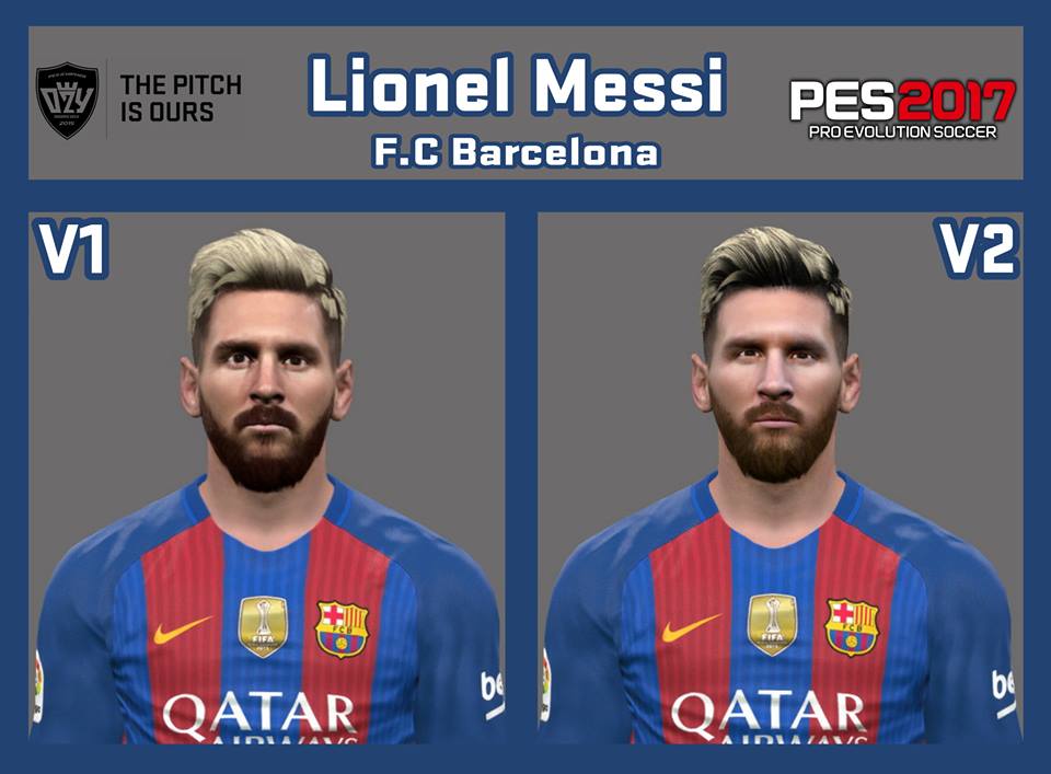 pes-modif: PES 2017 / PES 2016 Lionel Messi Facepack by Ozy_96 PESMOD