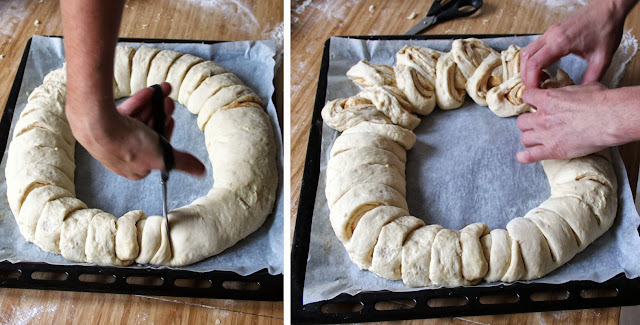 Slaraffenliv: Bakesøndag : bladkrans