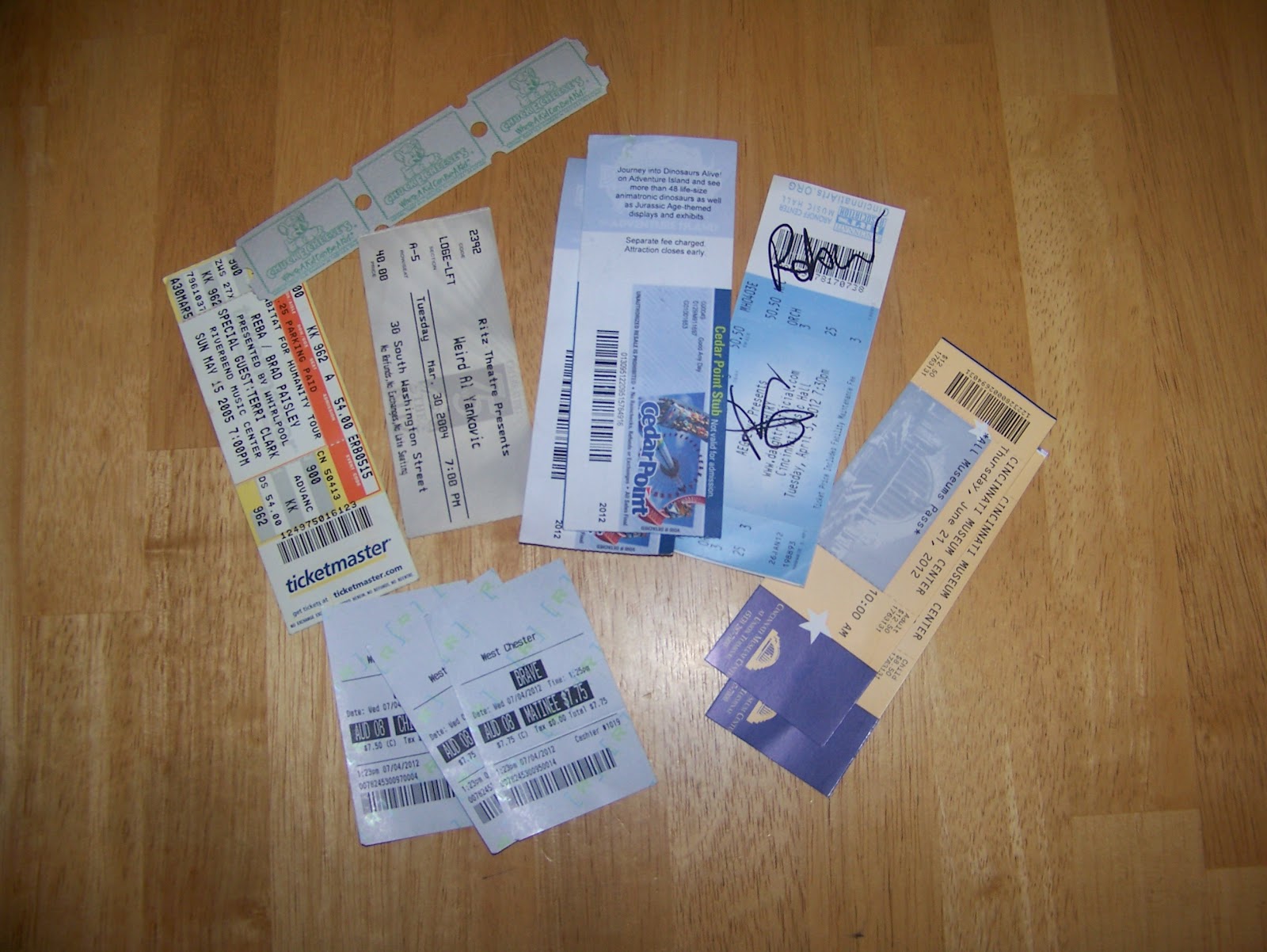 Making Cooley Stuff: Ticket Stub Memory Box