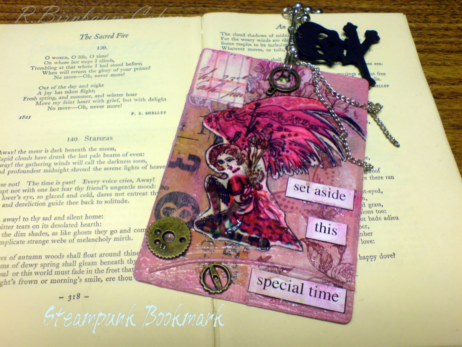 DecorablesArt: Steampunk Bookmark and Tutorial