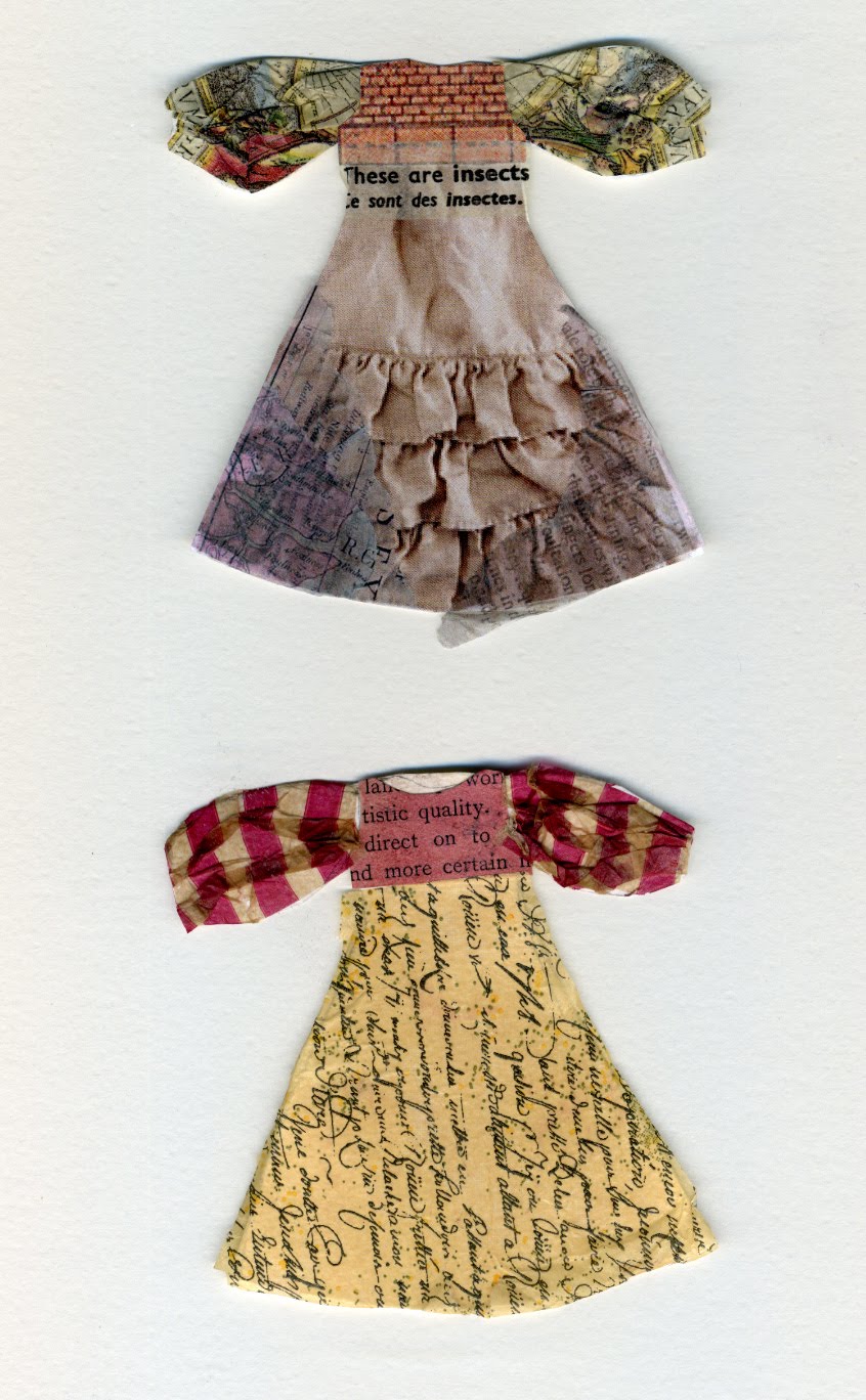 ragtales: collage dresses