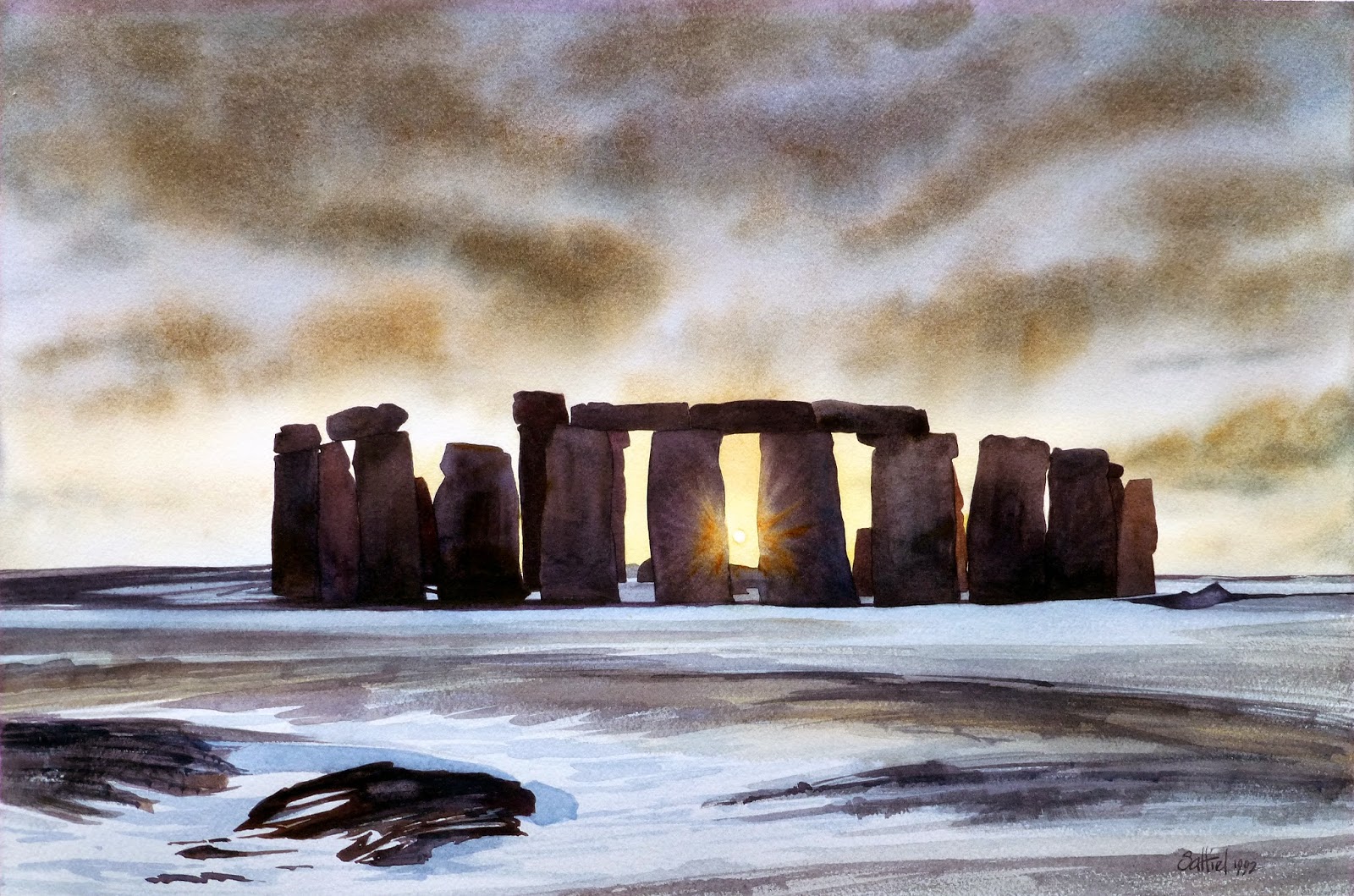 Art by Saltiel: Blog Hopping Around the World