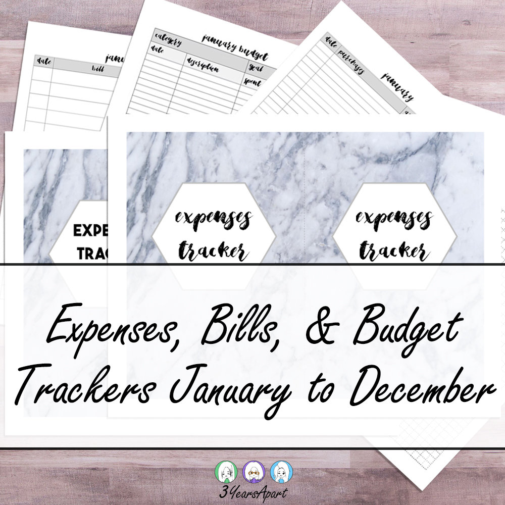A5 Traveler's Notebook | Half Letter - Finance Tracker Inserts | 3 ...
