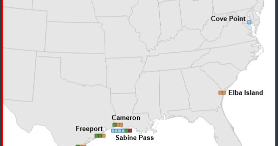 The Million Dollar Way (The Bakken Oil Blog): List Of LNG Export ...