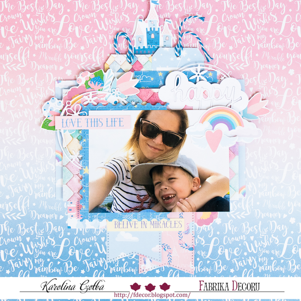 Blue Owl Avenue / DIY - scrapbooking - garden: Summer layout z papierów ...