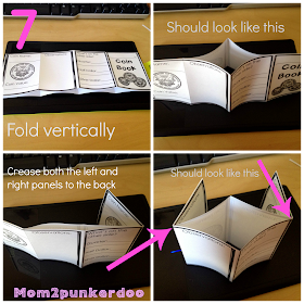 Mom2Punkerdoo: How To Fold A Mini Booklet