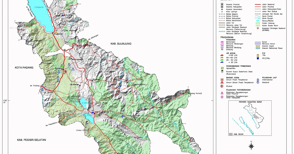 Peta Kabupaten Solok