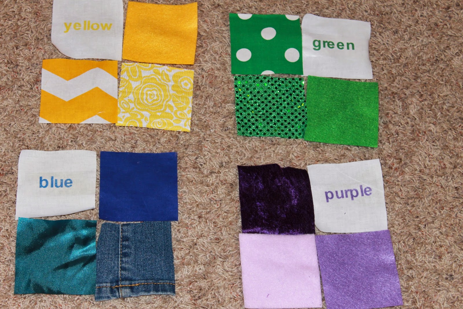 Lyndi's Projects: Color/Texture Book for Baby