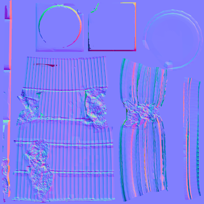 BA1b Game Art Finn Sylvester-Edwards: Damaged Pillar: Doric Column Map ...