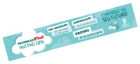 Ensino profissionalizante: IFSul Vestibular Inverno 2016 Cursos Técnicos