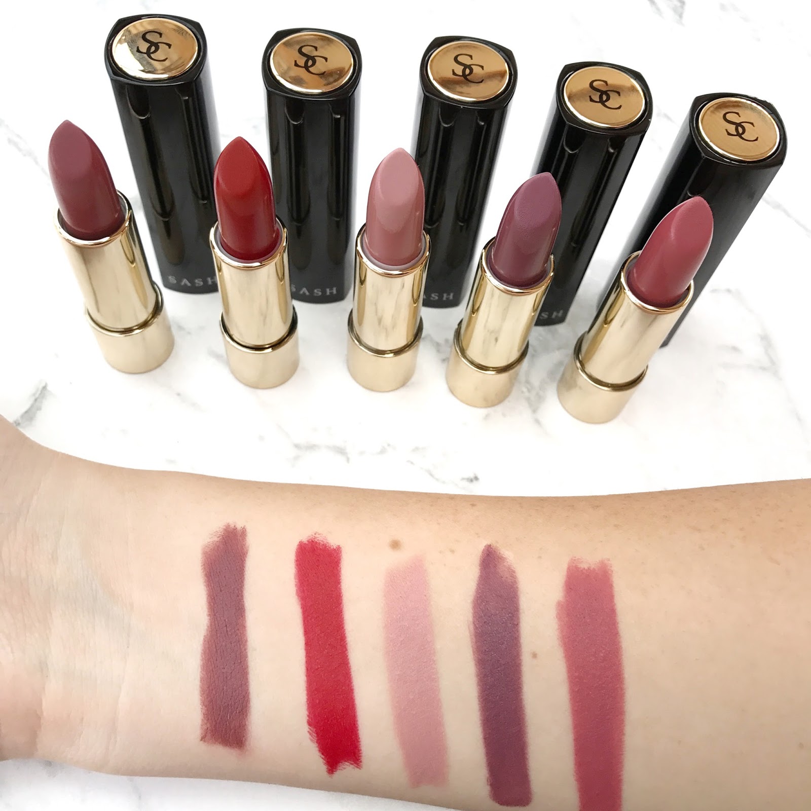 Sash Cosmetics Luminous Lipsticks: Review + Swatches - Wellness by Kels