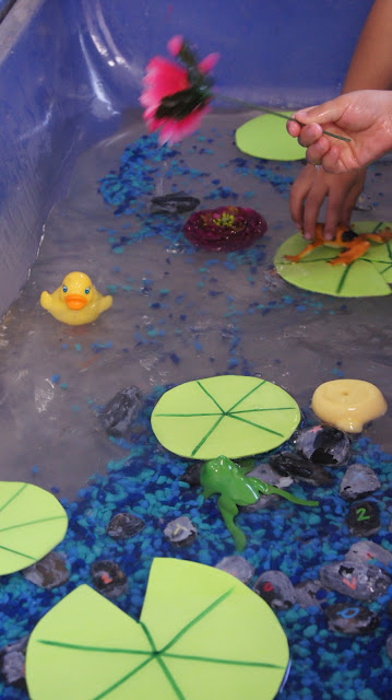 Pre-K Tweets: Math Tubs and April Centers