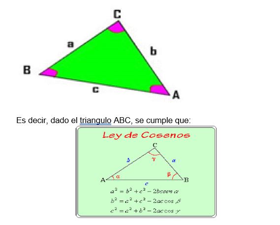 Ley o Teorema del Seno y Coseno: TEMA: LEY O TEOREMA DEL SENO Y DEL COSENO