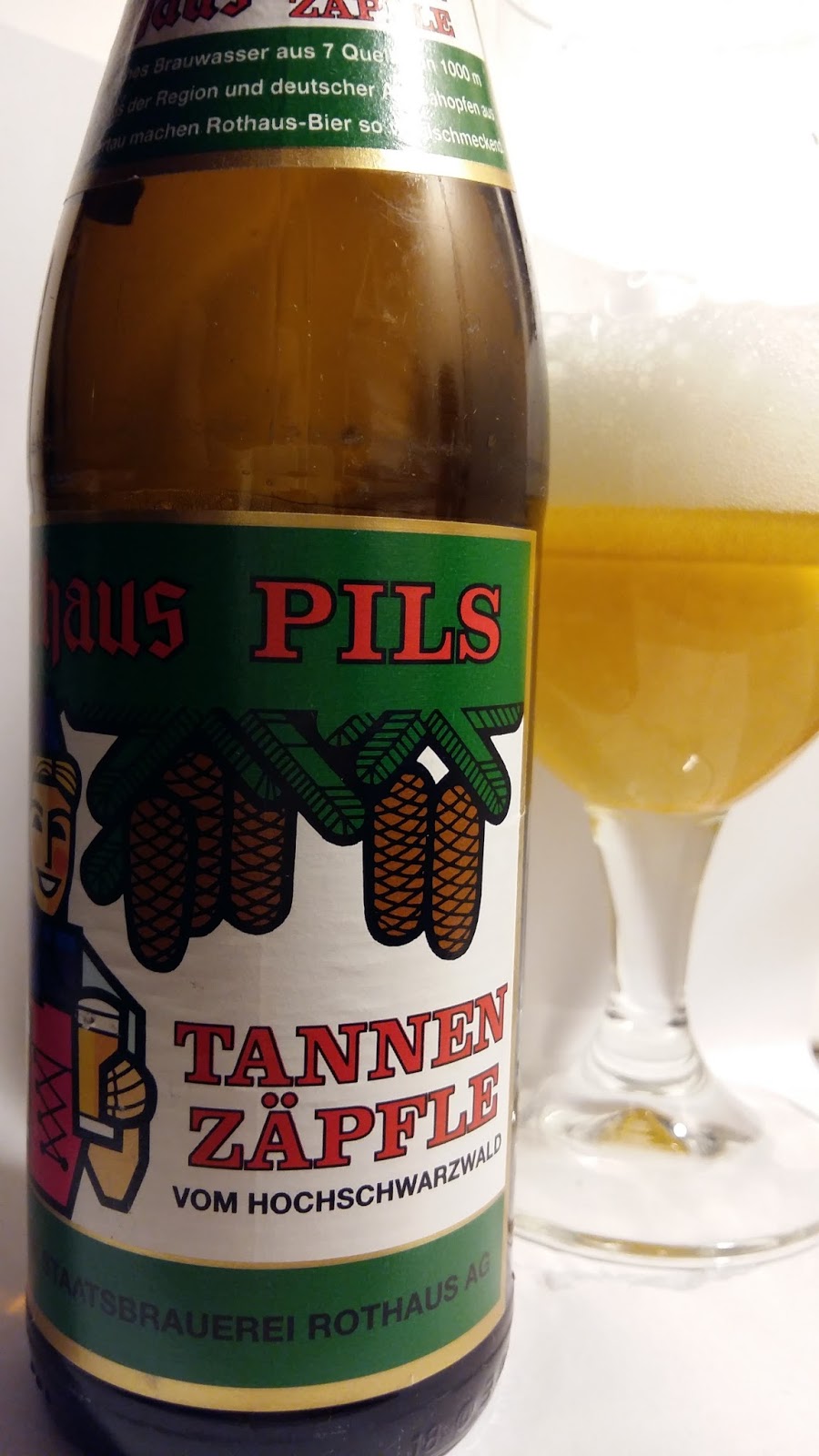 Gambrinuse õllepäevik: Rothaus Pils Tannenzäpfle