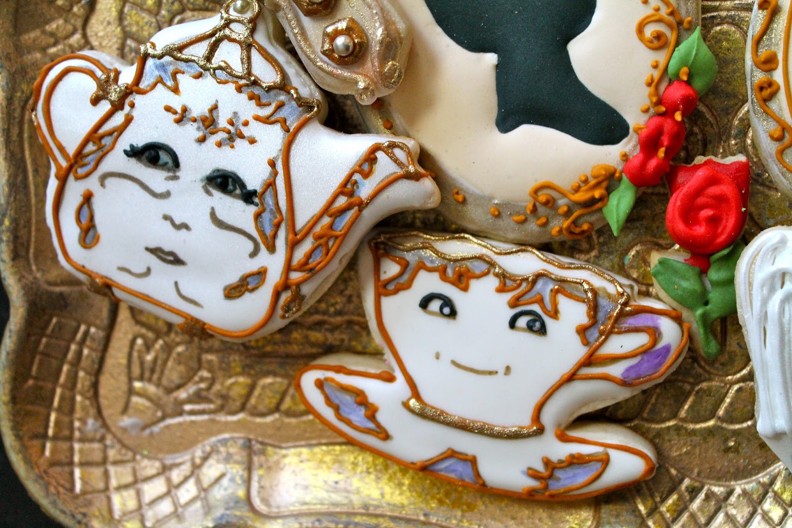Beauty and the beast cookies — The Cookie Couture