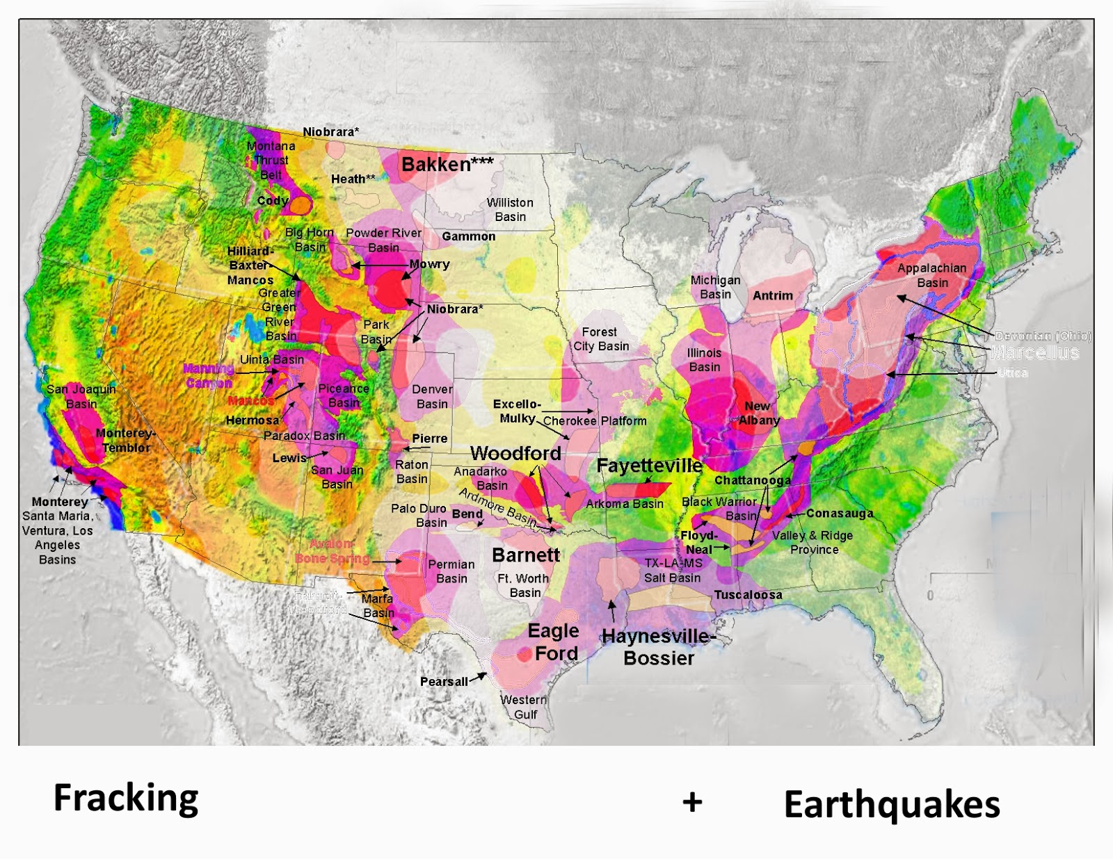 BillHustonBlog: Fracking + Dought + Earthquakes
