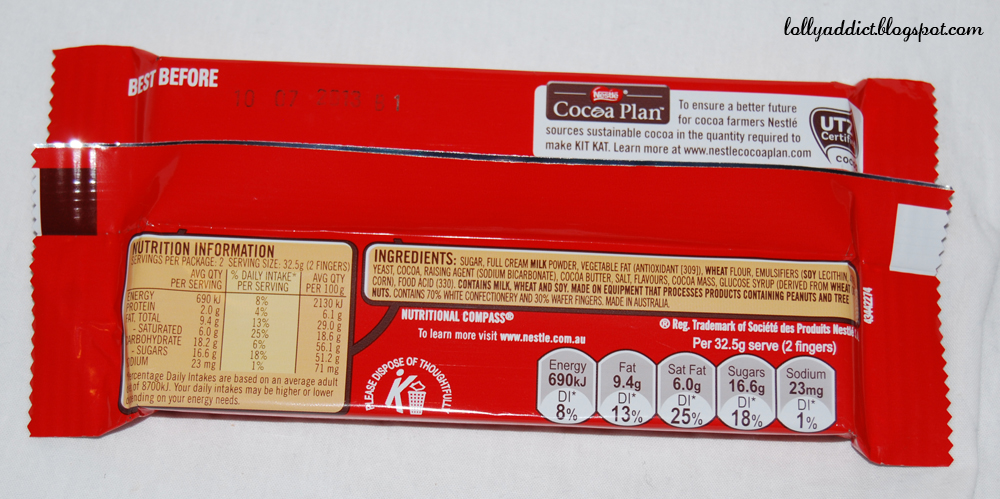Lolly Addict - Australian Confectionery Reviews: Nestle Kit Kat Limited ...