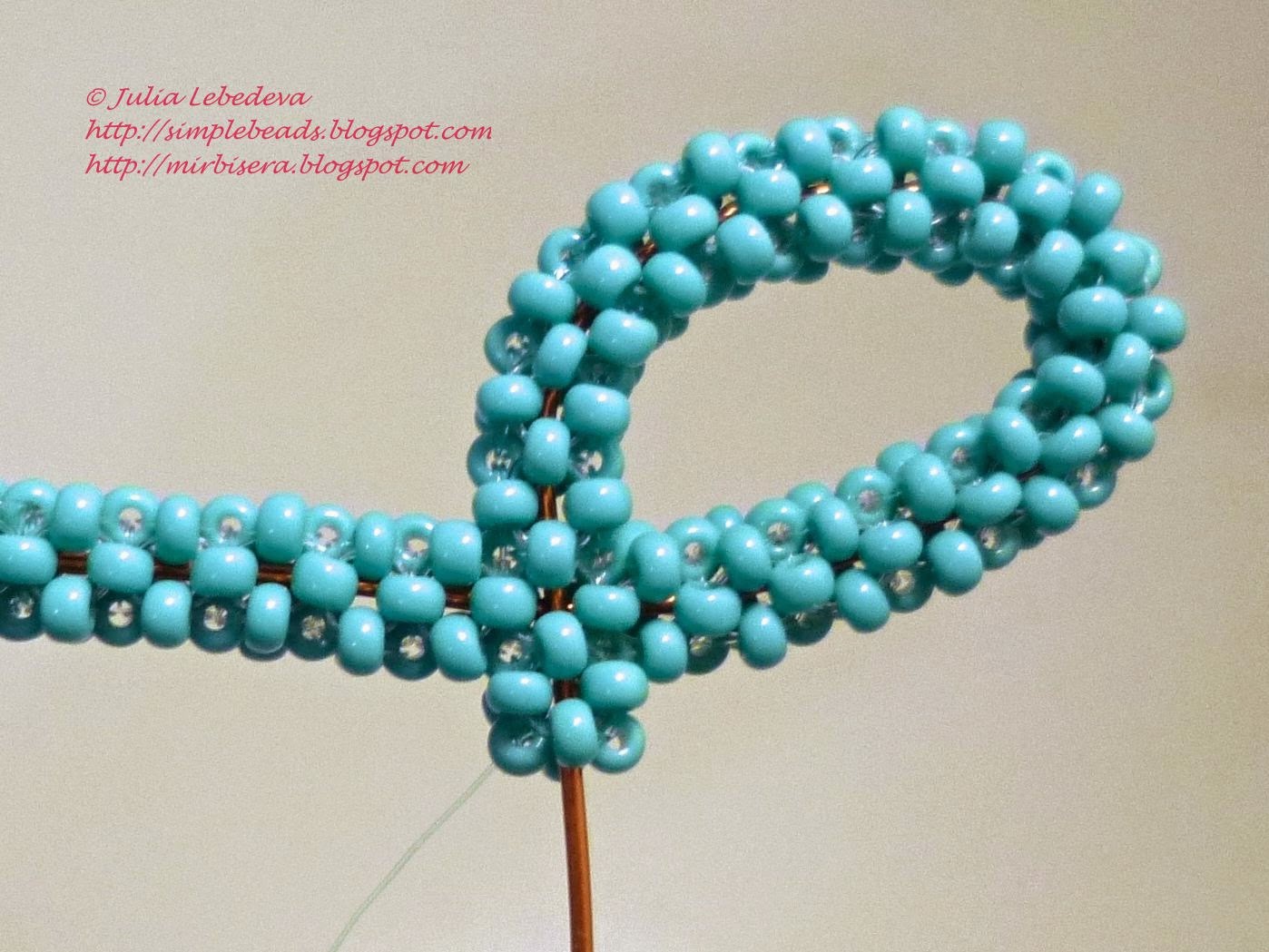 Beading for the very beginners: Treble clef