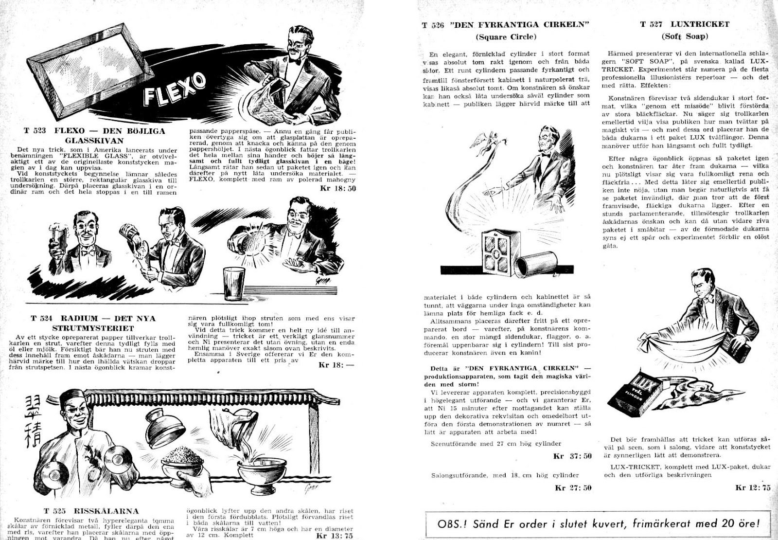 and everything else too: Trolleri (Magic) Katalog '47 PART ONE