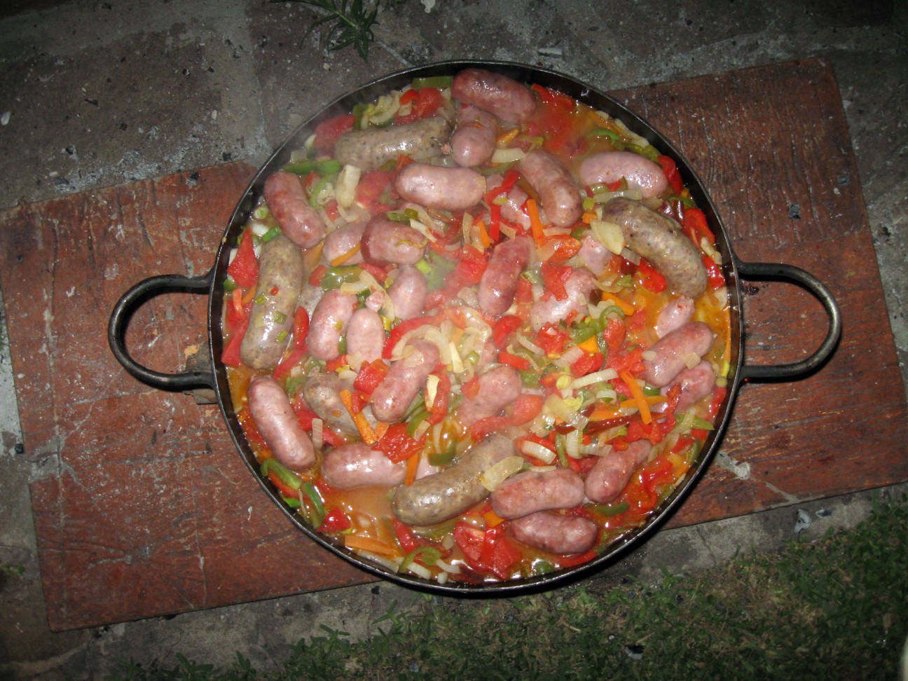 Comidas con historias: Y que tal unos chorizos en el disco de arado?