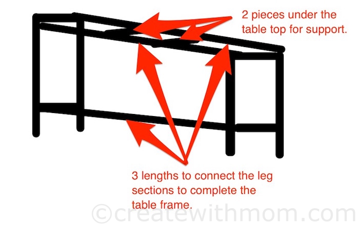 Create With Mom: Sleek DIY Computer Table