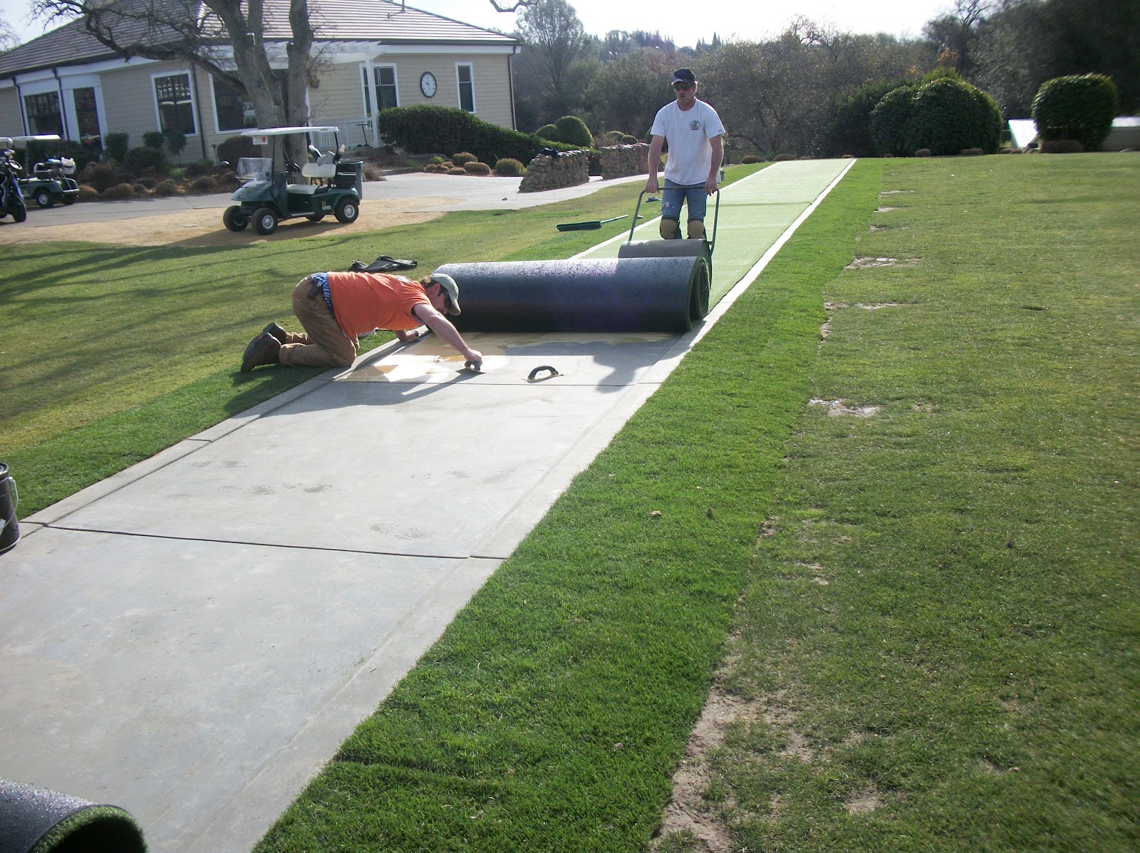 Granite Bay Golf Club Course Update: Driving Range Tee Line Complete
